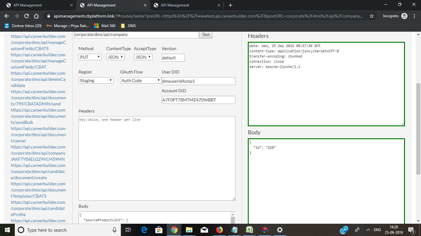 Dms 1913 Cbat Email Validation Of Company Workterra Jira